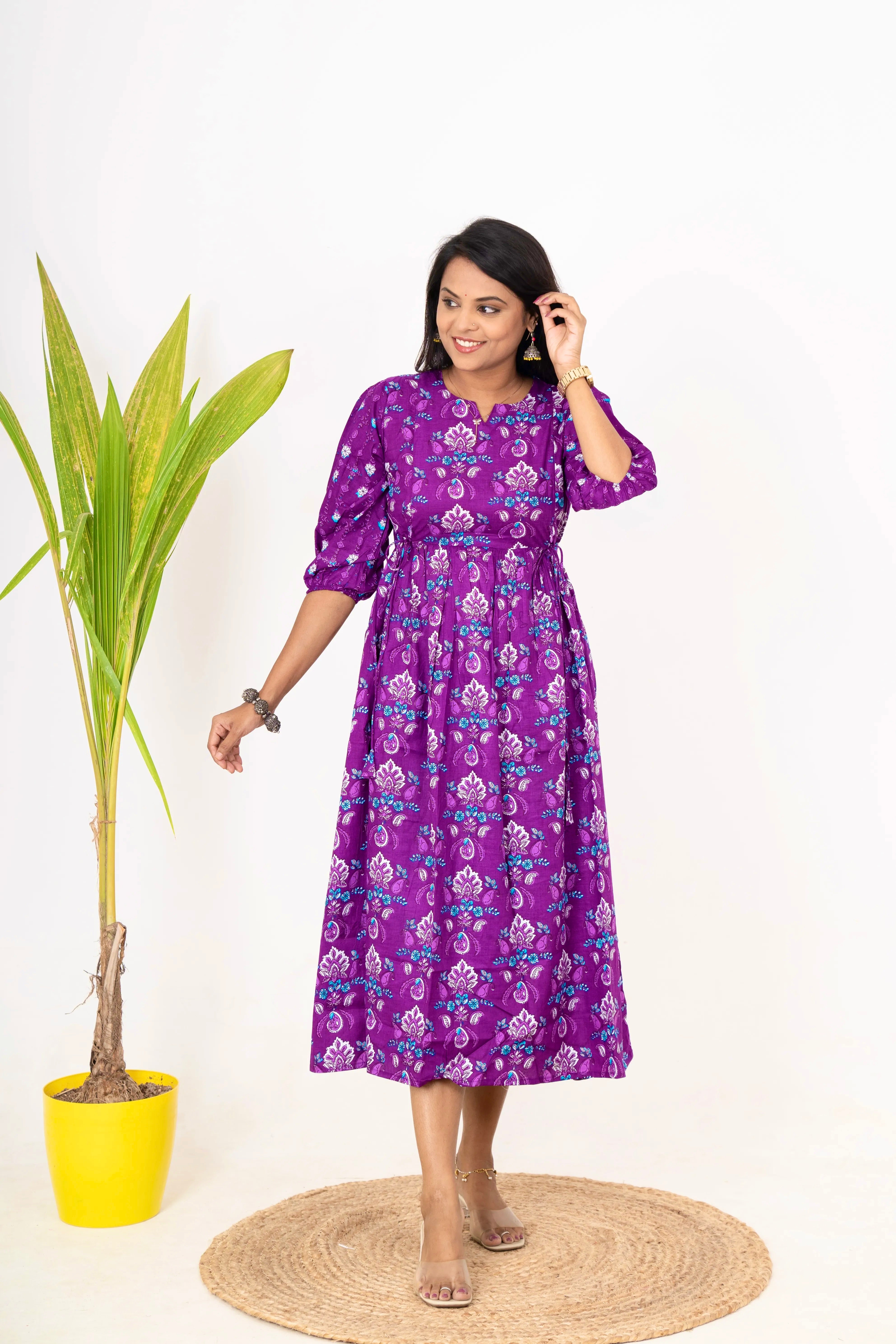Janani Maternity Day to Night Dress - Comfortable & Stylish Cotton ...