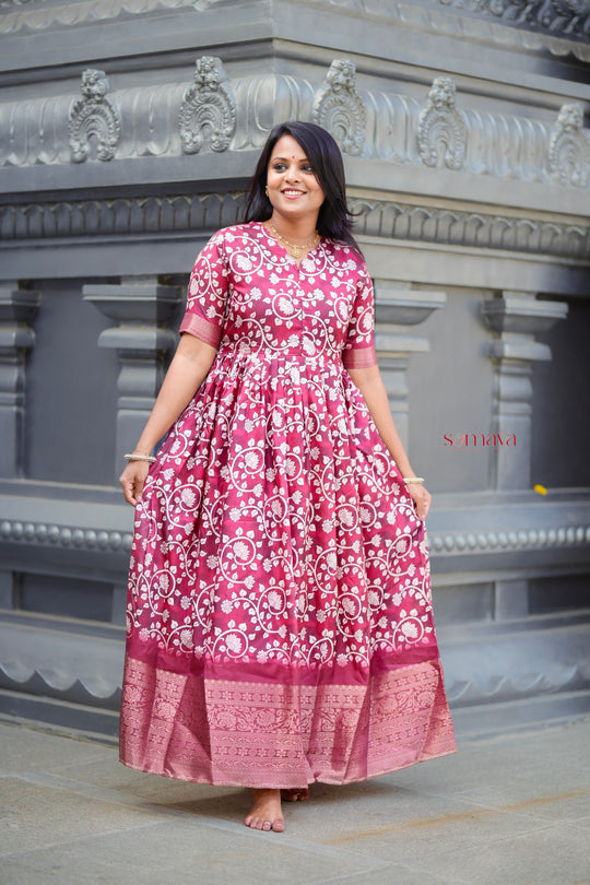 Festive wear and maxi dress with lining – SRI SAMAYA GARMENTS