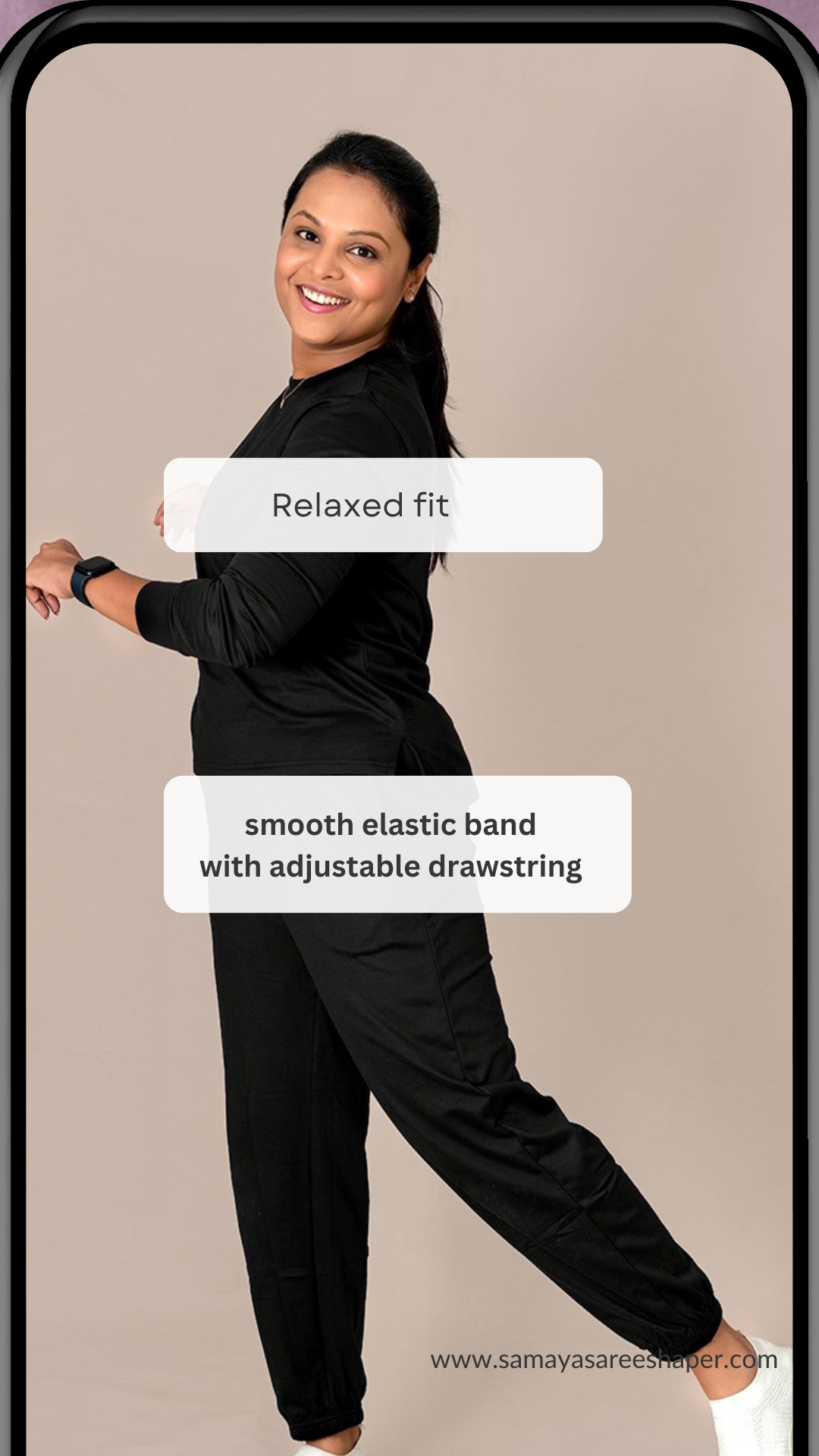 Everyday Cozy Set winter - Jet black Samaya exclusive premium fabric ...